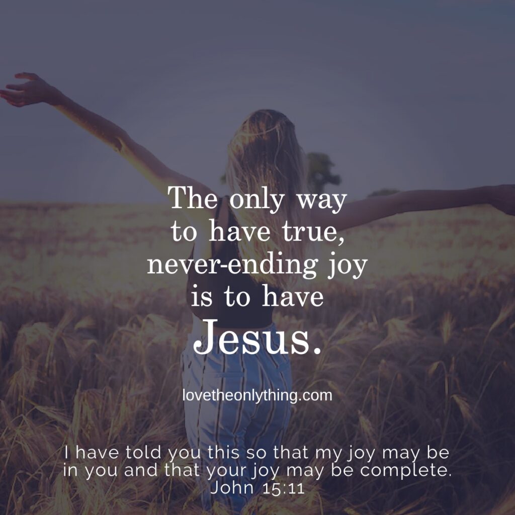 Where True Joy Is Found - Love, the Only Thing